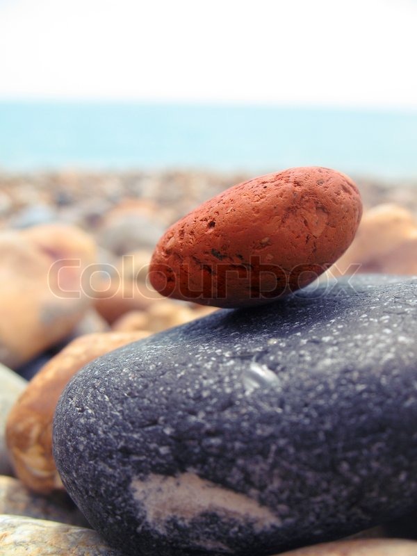 Colorful stack of rocks | Stock Photo | Colourbox