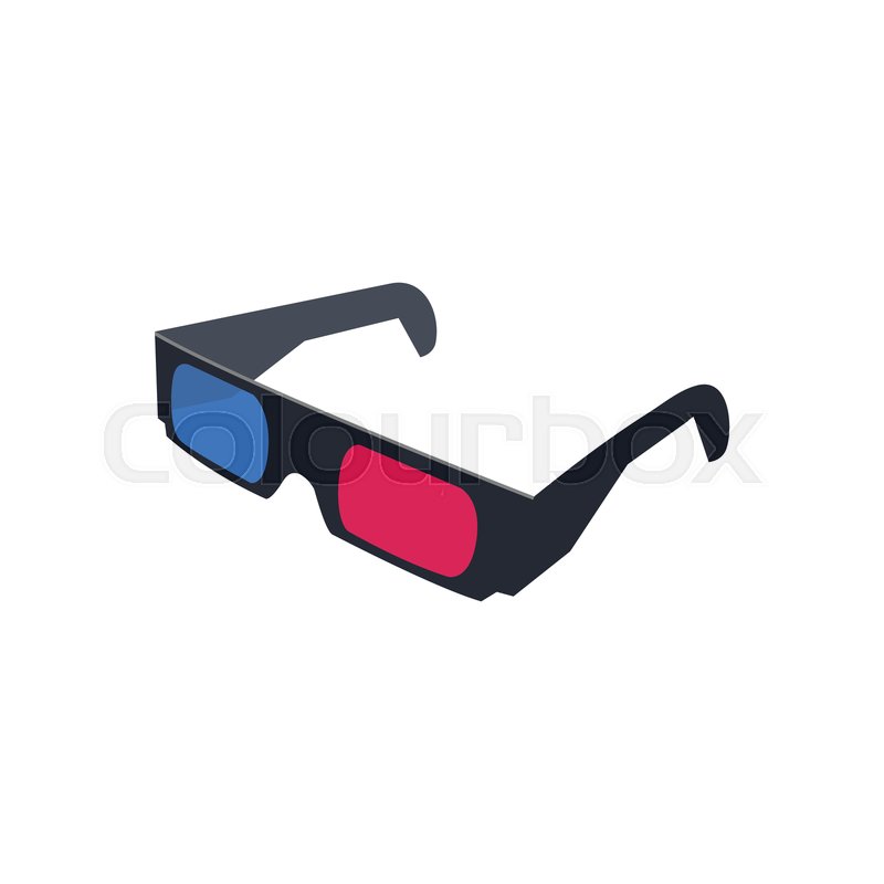3d Glasses Vector