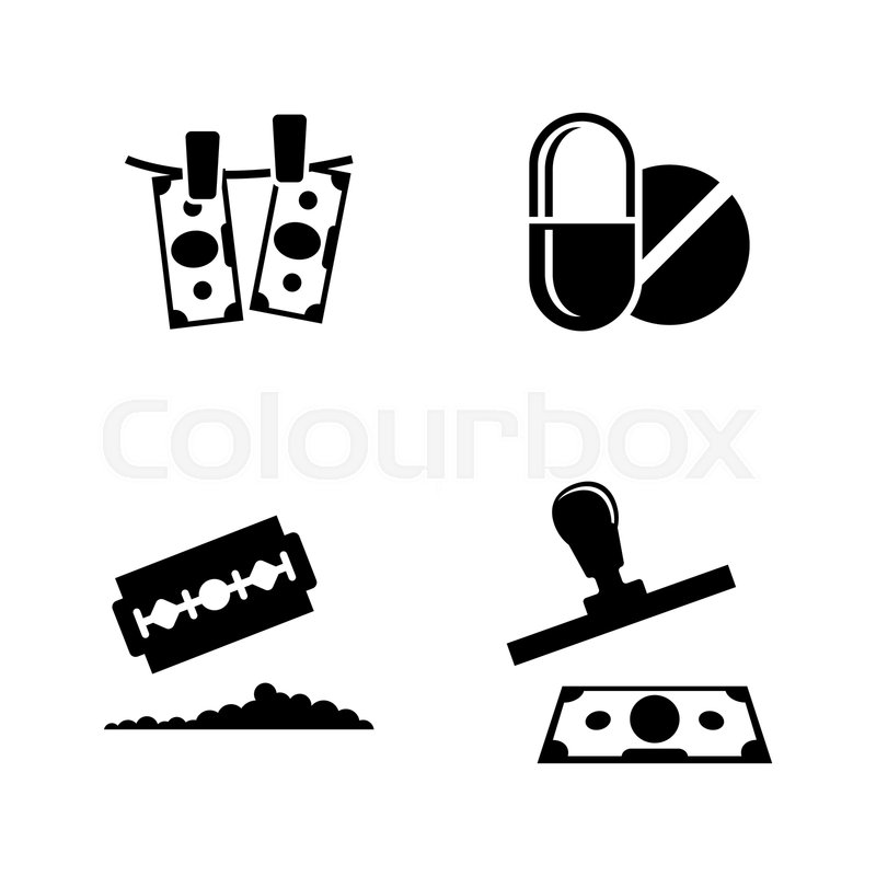 Criminal Business Drug Trafficking. ... | Stock vector | Colourbox