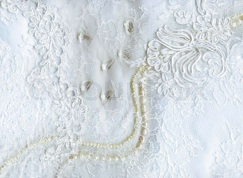 White wedding background | Stock image | Colourbox