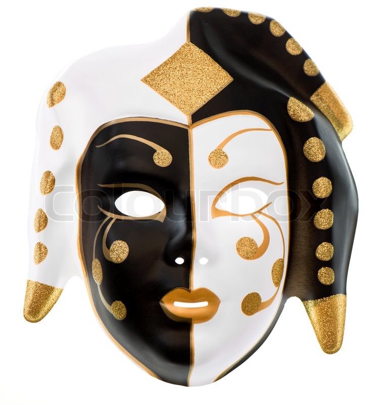 Venezianischen Karneval Maske auf ... | Stock Bild | Colourbox