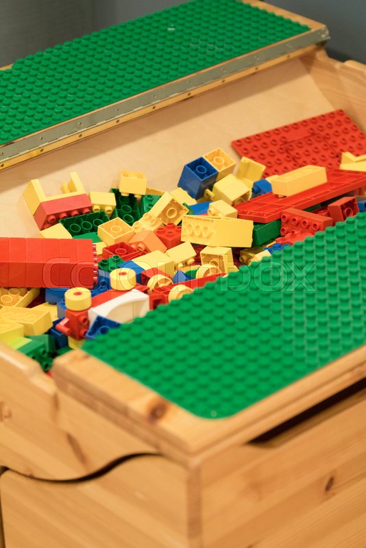 Pile of lego bricks | Stock image | Colourbox