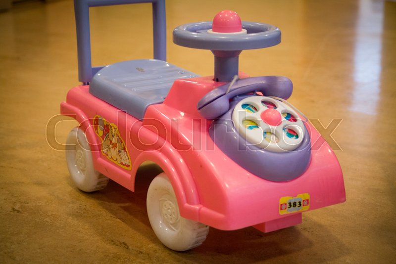 Pink toy car | Stock image | Colourbox