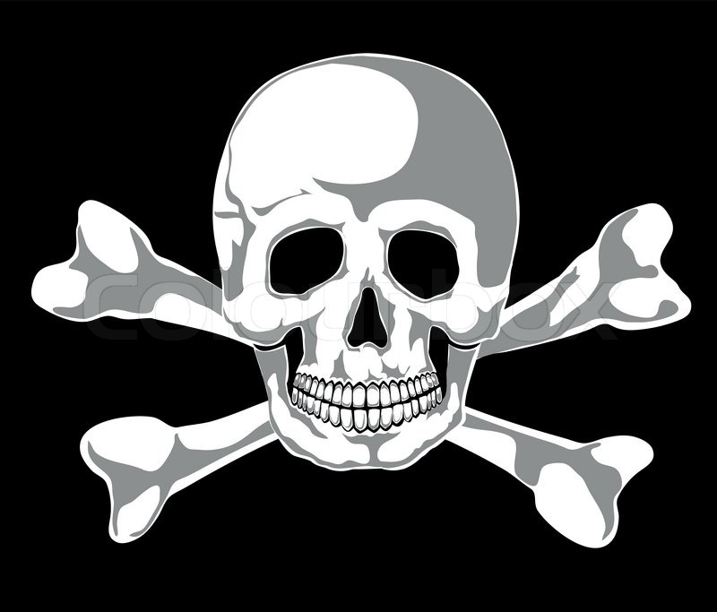 Jolly roger.Vector | Stock vektor | Colourbox