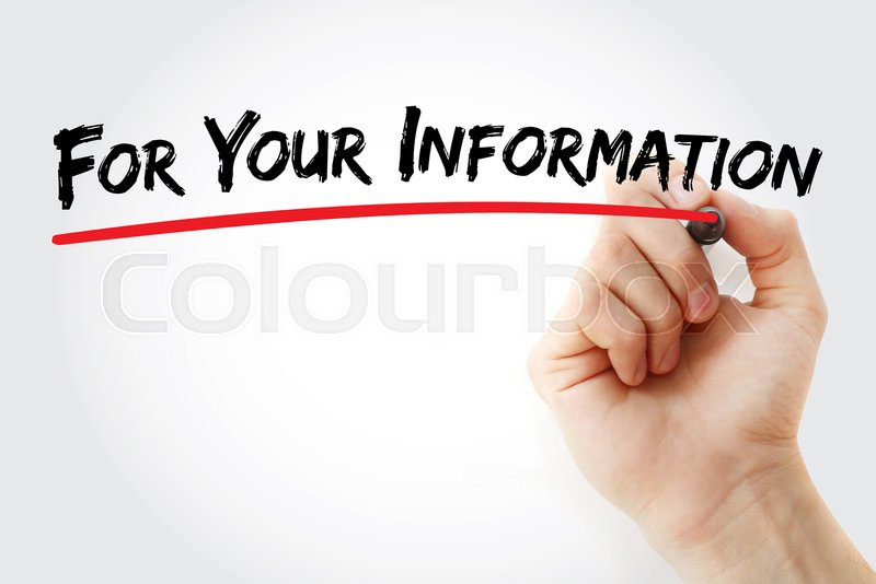 For Your Information Images