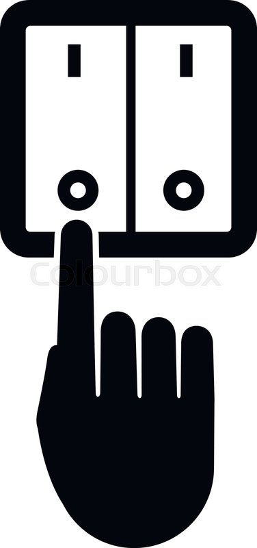 On Off Light Switch Icon