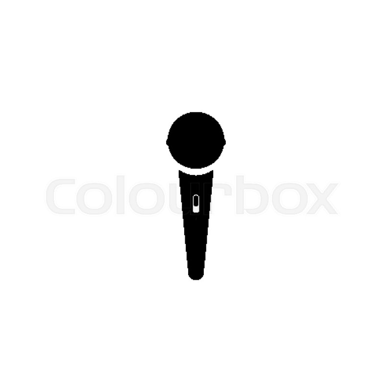 Studio Microphone Silhouette