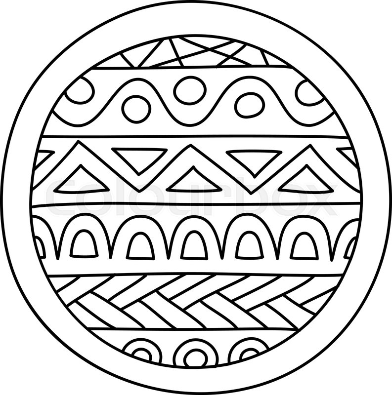 Circle Round Coloring Pages Coloring Pages