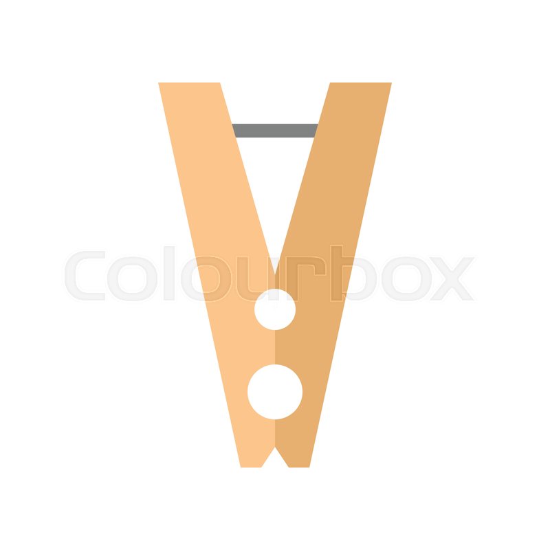 Clothespin Vector
