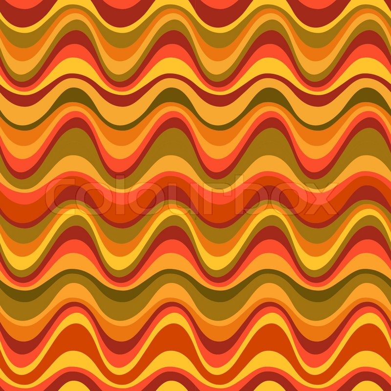 Geometric seamless desert dune pattern | Stock vector | Colourbox