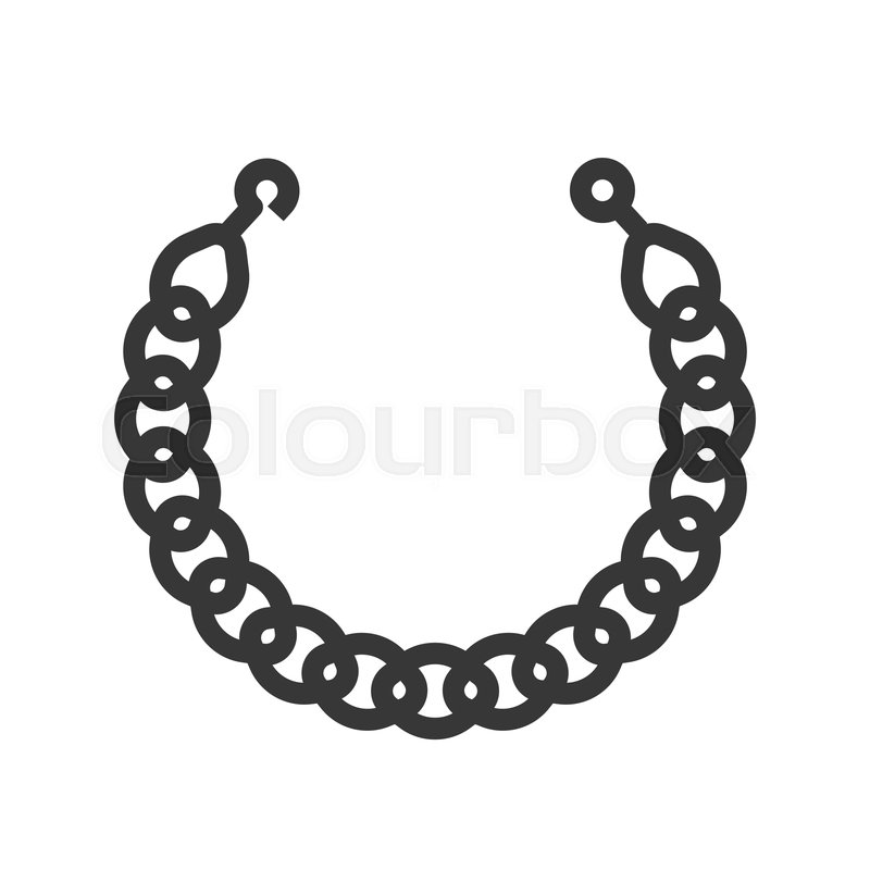 Chain Necklace Vector