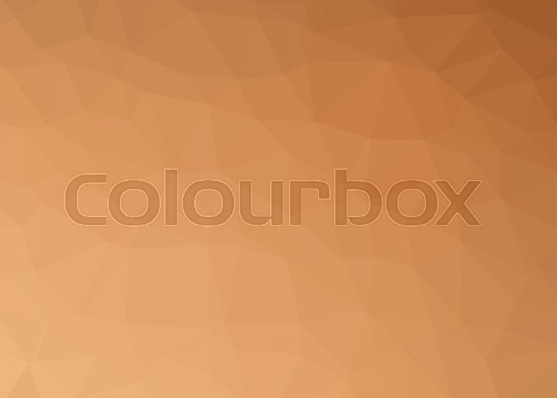 Brown polygon abstract mosaic pattern ... | Stock vector | Colourbox