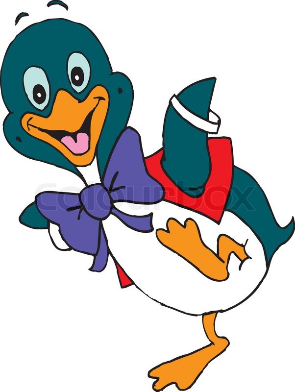 Happy dancing Cartoon Fairy Penguin | Stock Vector | Colourbox