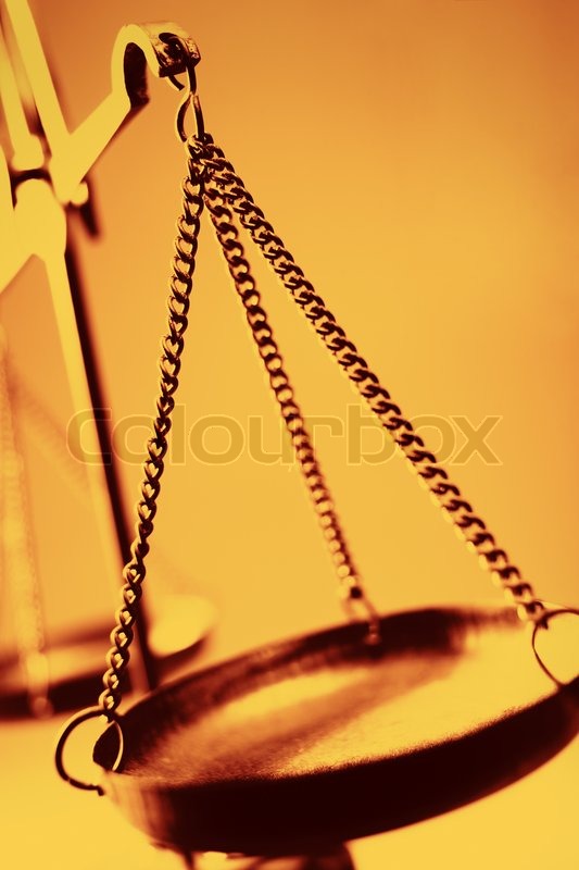 The Balance of Justice | Stock image | Colourbox