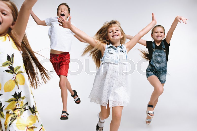 Cute Group Of Kids