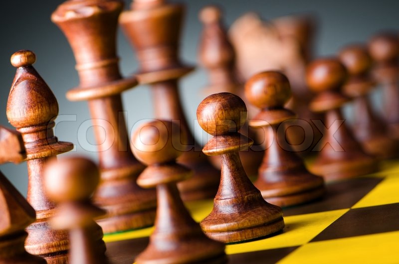 Schach-Konzept mit verschiedenen ... | Stock Bild | Colourbox