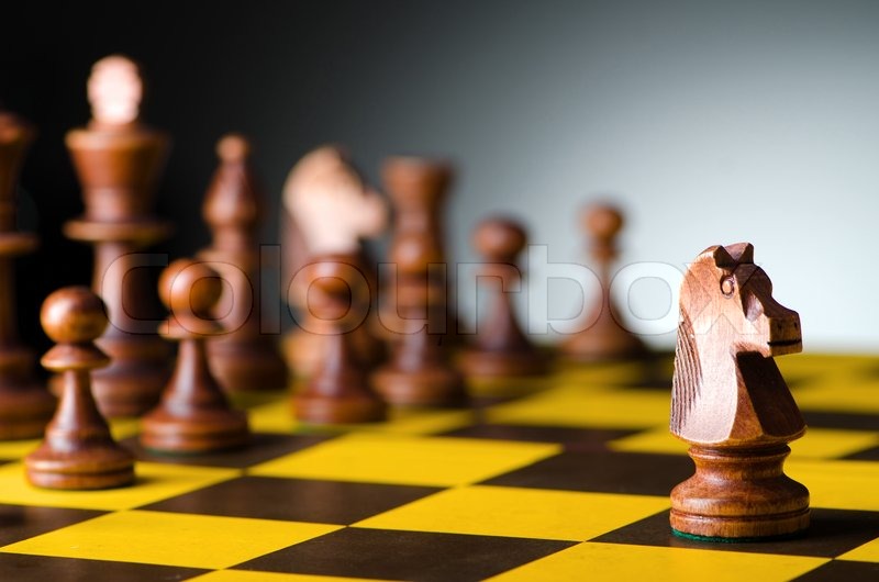 Schach-Konzept mit verschiedenen ... | Stock Bild | Colourbox