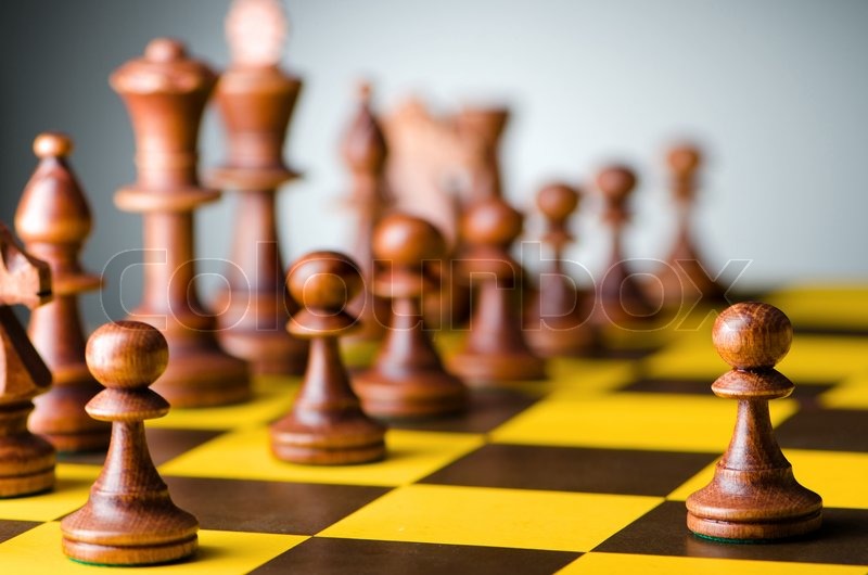 Schach-Konzept mit verschiedenen ... | Stock Bild | Colourbox