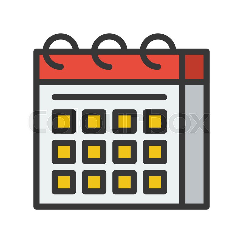 Calendar Icon Flat