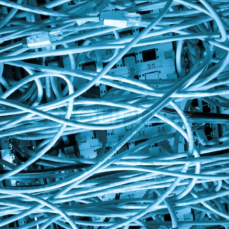 Network center concept | Stock image | Colourbox