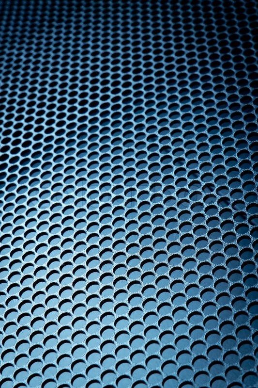 Metallic Grid Pattern Is