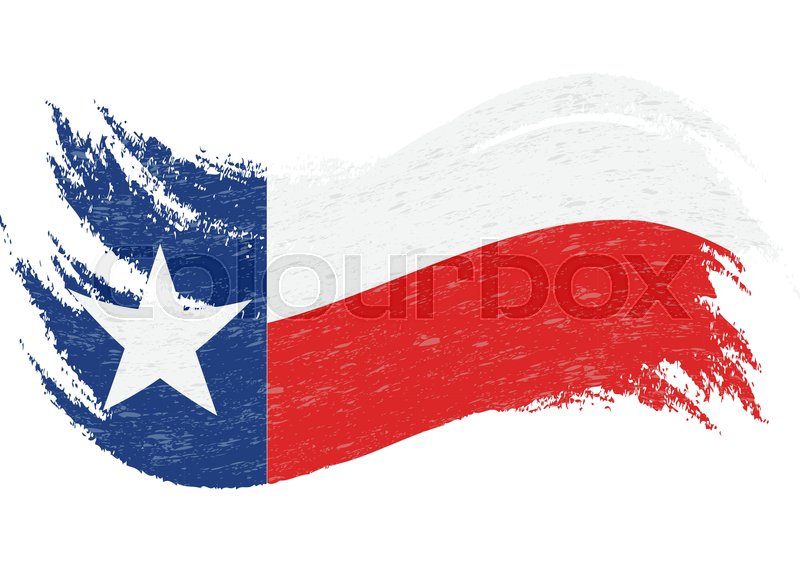 National Flag Of Texas, Designed Using ... | Stock vector | Colourbox