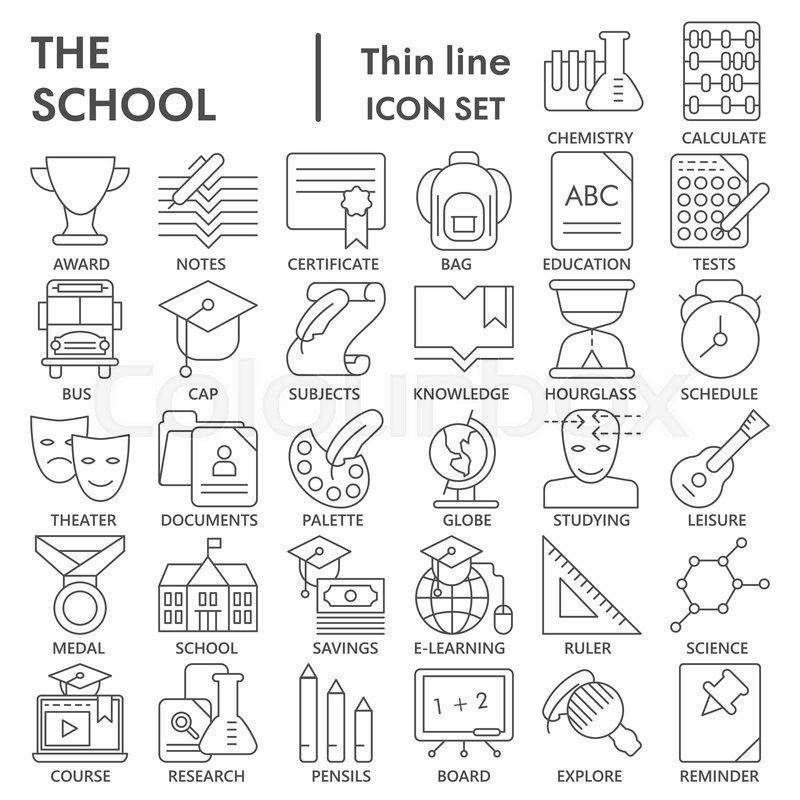 School Signs And Symbols