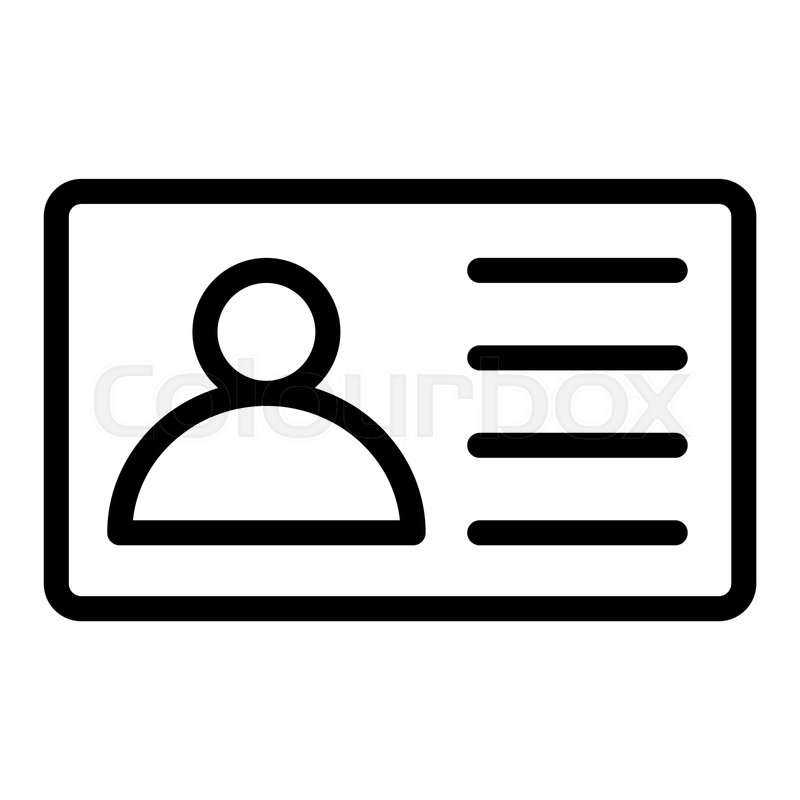 Security Badge Outline