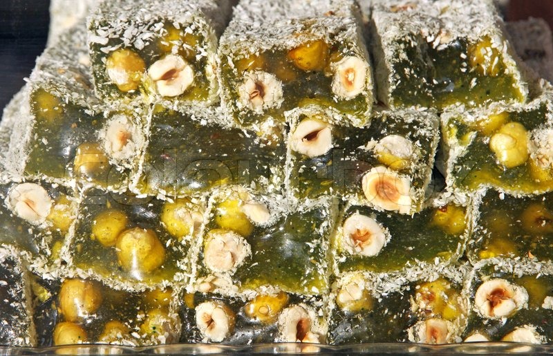 Traditional sweet Turkish Delight Lokum | Stock image | Colourbox