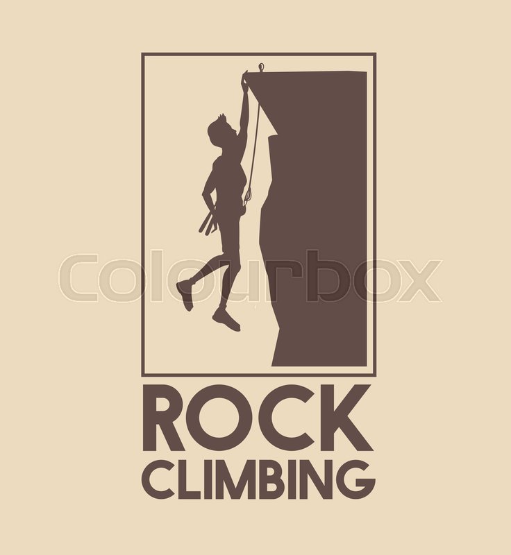 Rock Climbing Logo