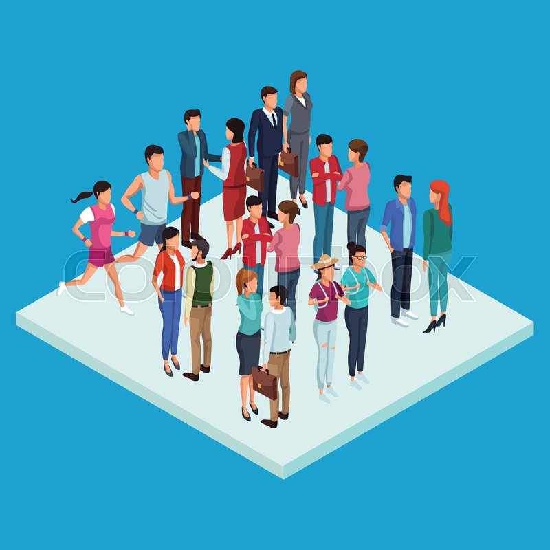 3d Human Icon Vector