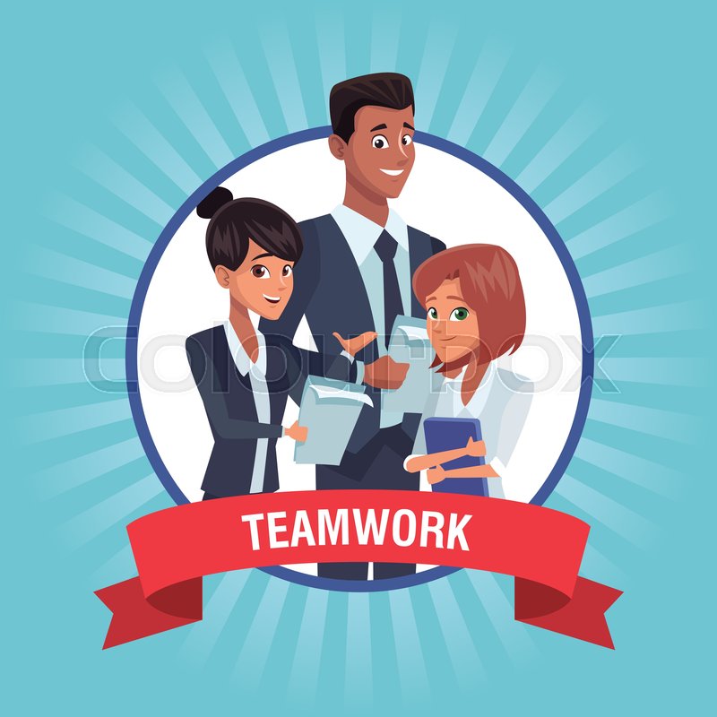 Business Teamwork Clipart
