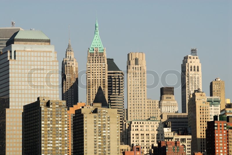 Highrise Buildings Downtown in ... | Stock image | Colourbox