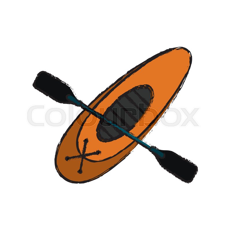 Oar Paddle Drawing