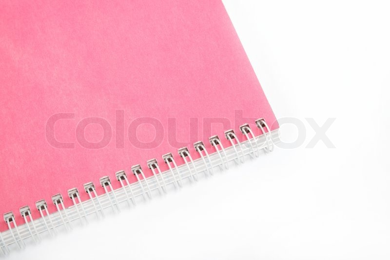Pink color Cover Note Book | Stock image | Colourbox
