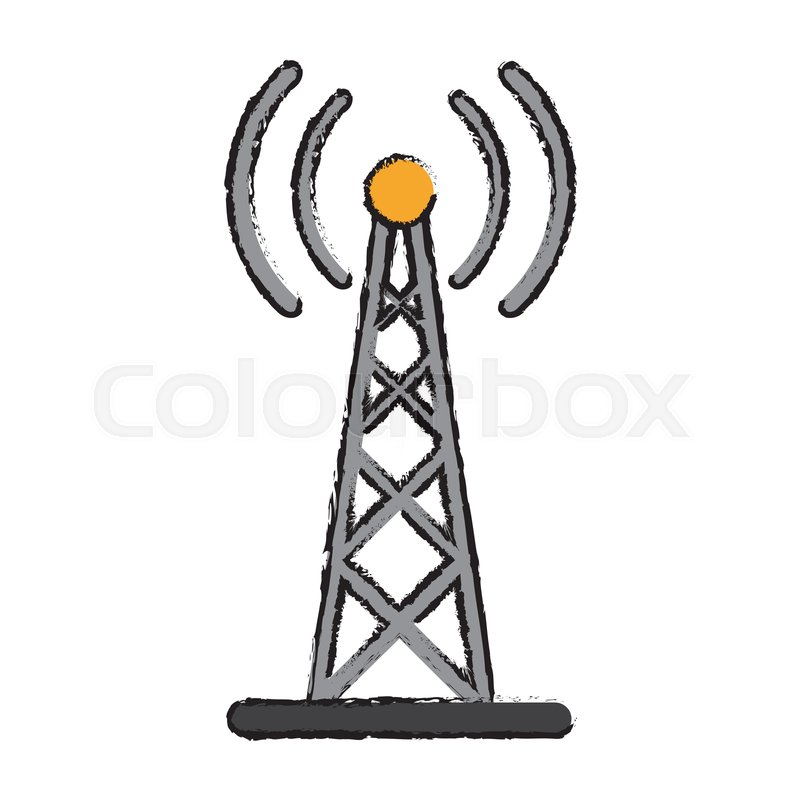 Antenna Tower Cartoon