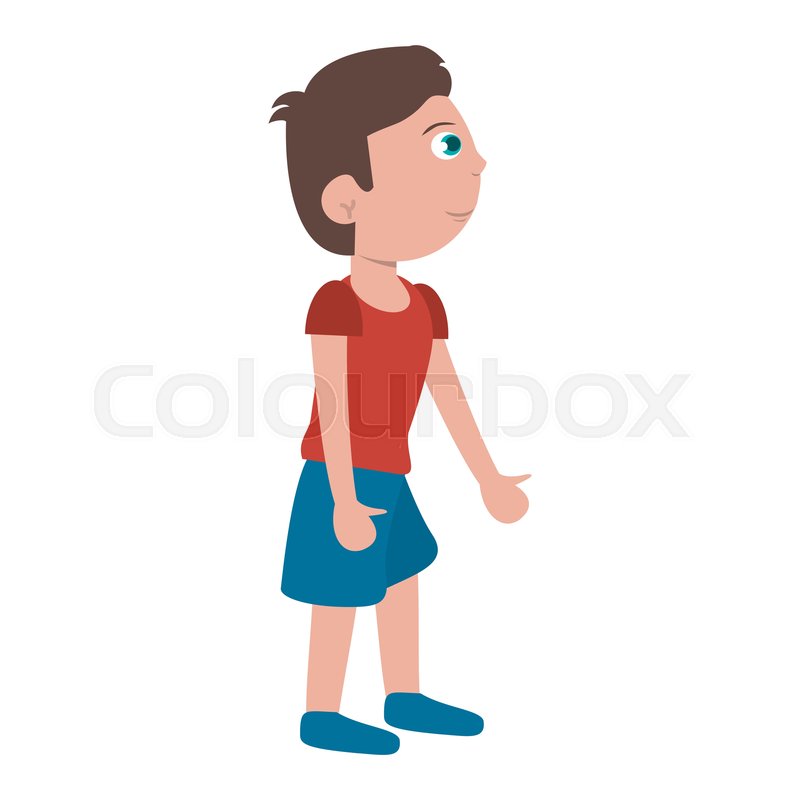 Character boy son image vector ... | Stock vector | Colourbox