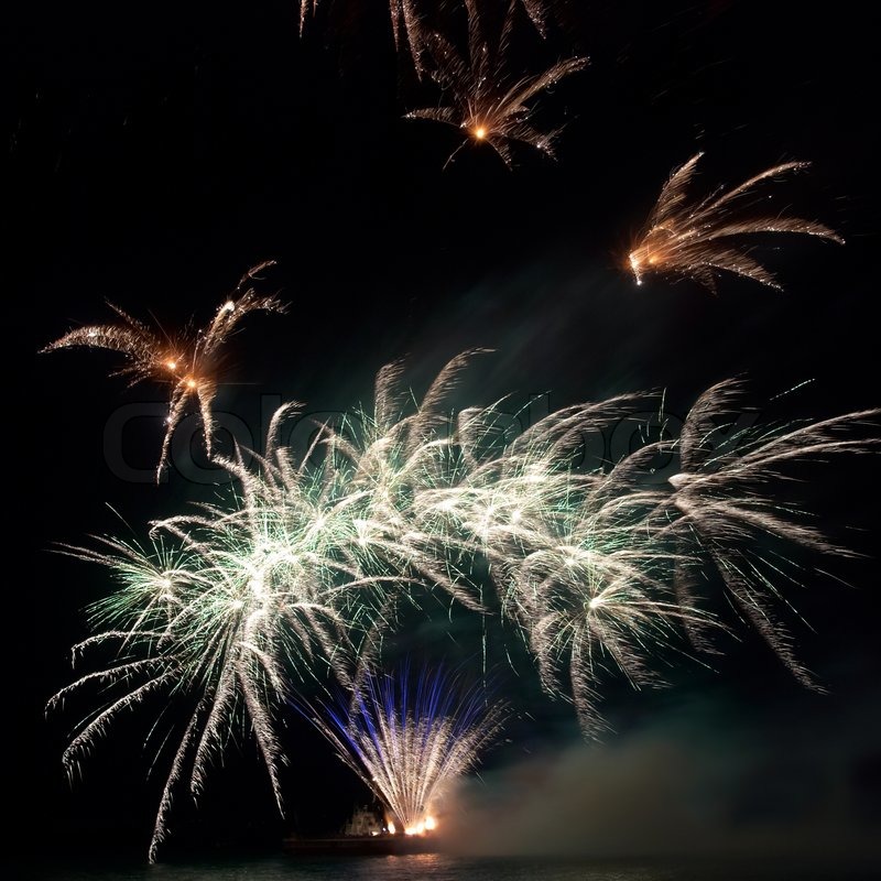 Colorful fireworks | Stock image | Colourbox