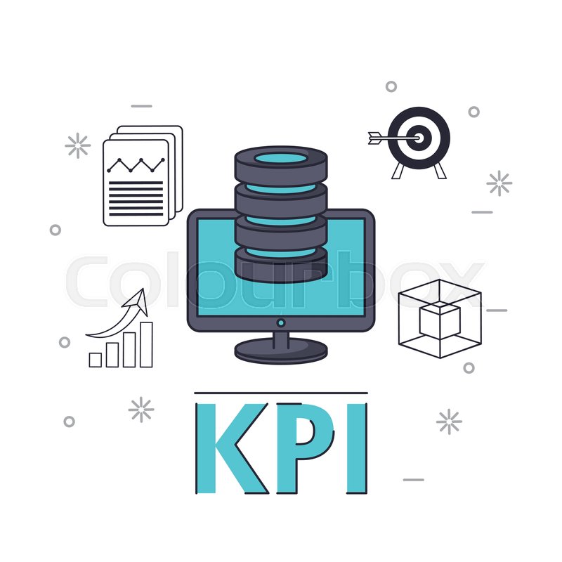 Key Performance Indicator With Stock Vector Colourbox