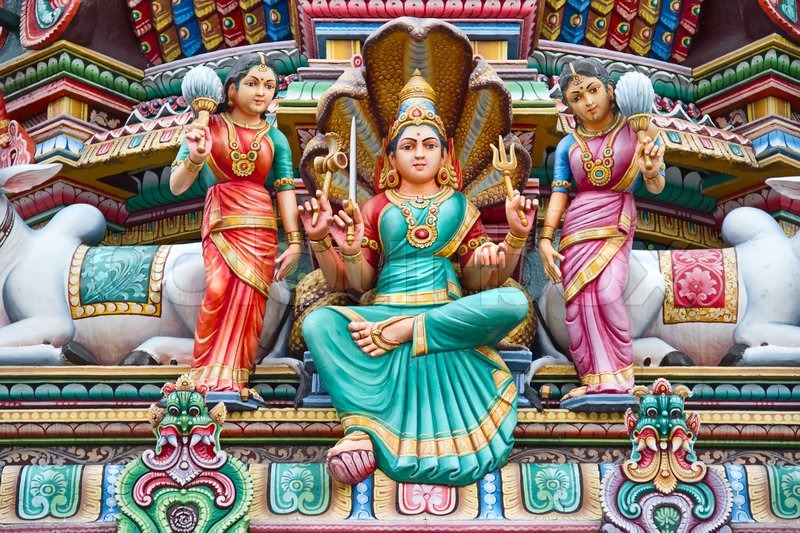 Hinduistisk tempel i Singapore | Stock foto | Colourbox