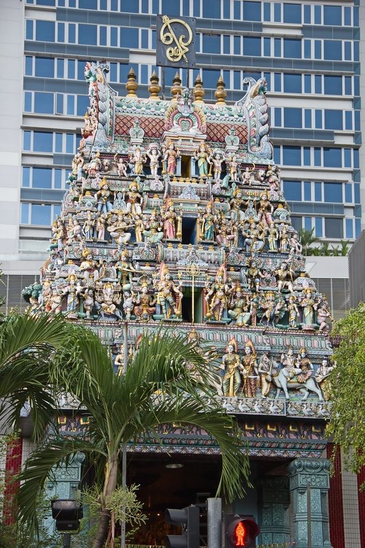 Hinduistisk tempel i Singapore | Stock foto | Colourbox