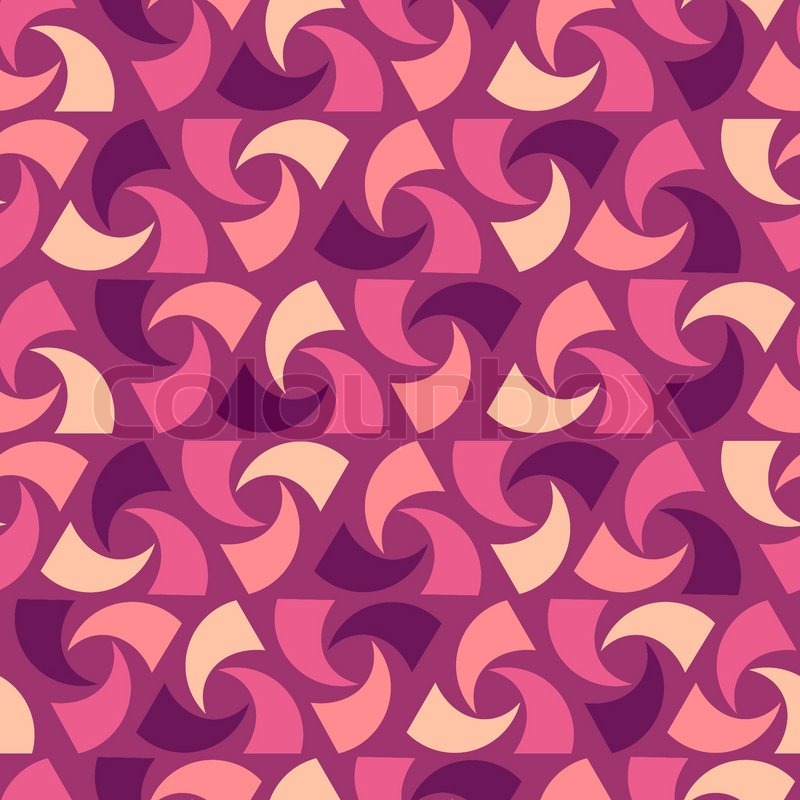 Geometric seamless abstract swirl ... | Stock vector | Colourbox