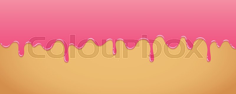 Pink sweet melting icing background ... | Stock-Vektor | Colourbox