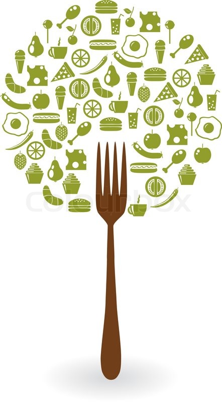Foods tree | Stock vector | Colourbox