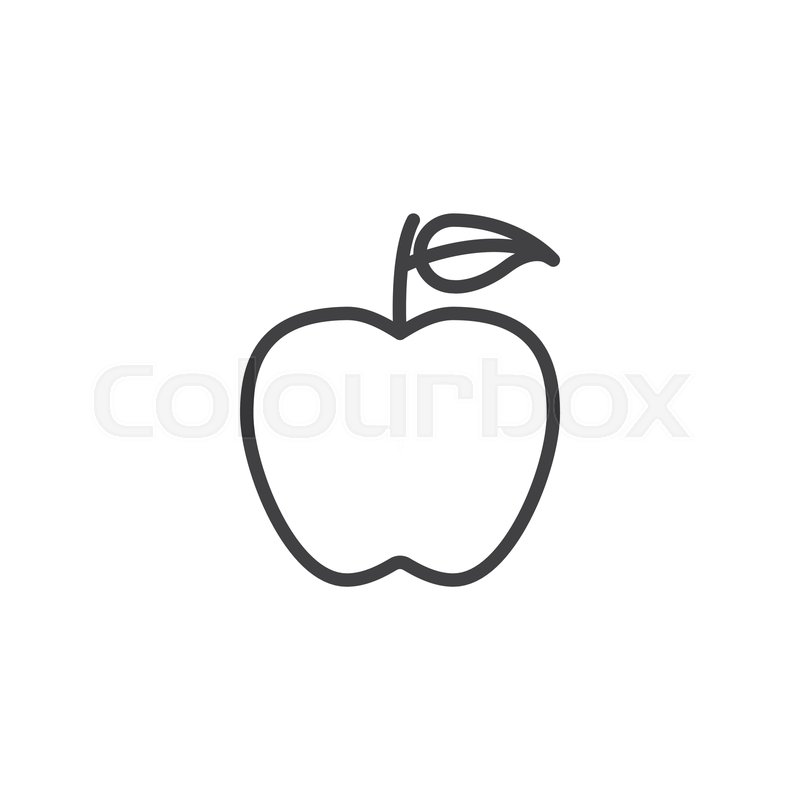 Apple Leaf Outline