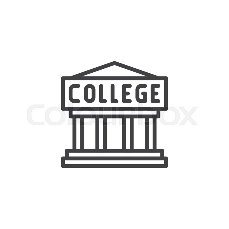 College Icon Vector