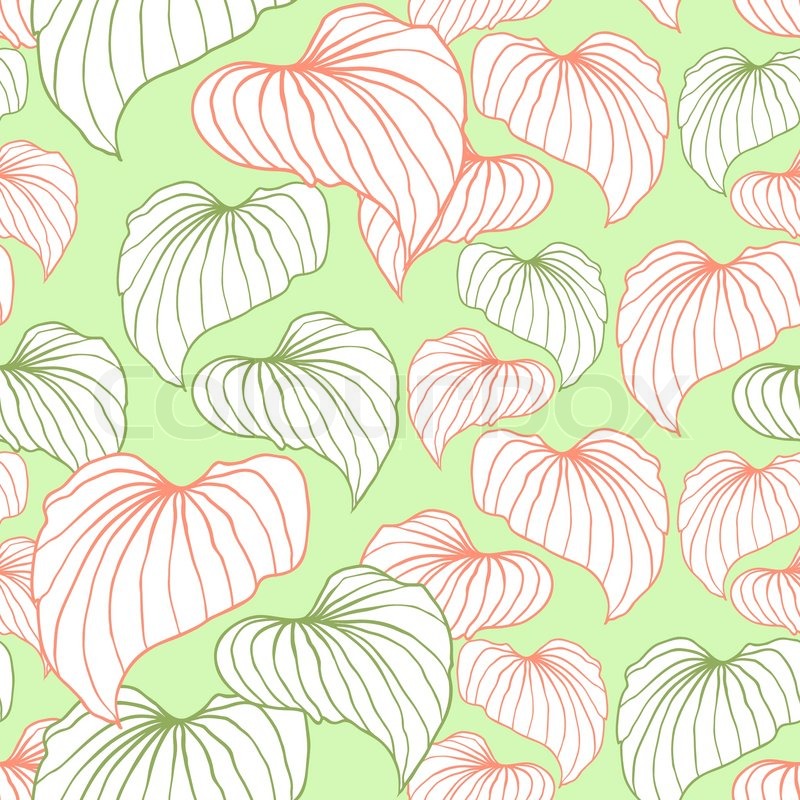 Vector leaves Seamless Pattern | Stock vector | Colourbox