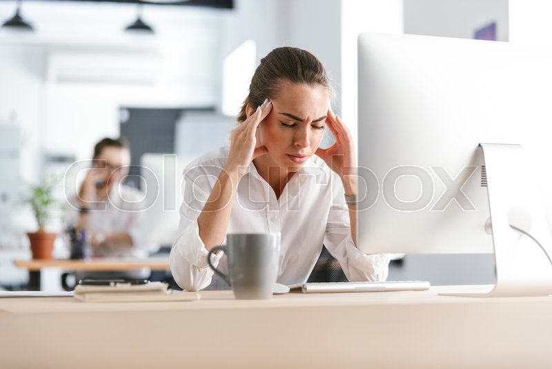 Bored Woman At Work
