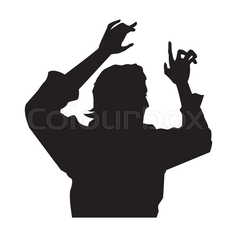 Rockstar Silhouette Vector