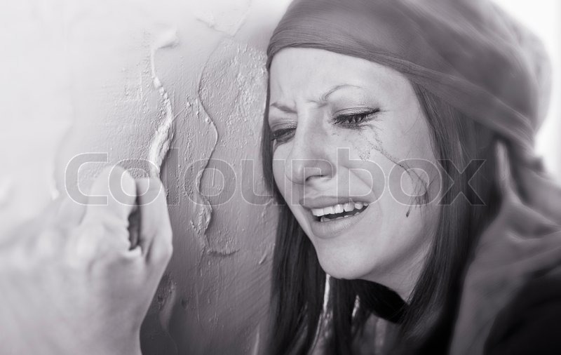 Crying woman | Stock image | Colourbox